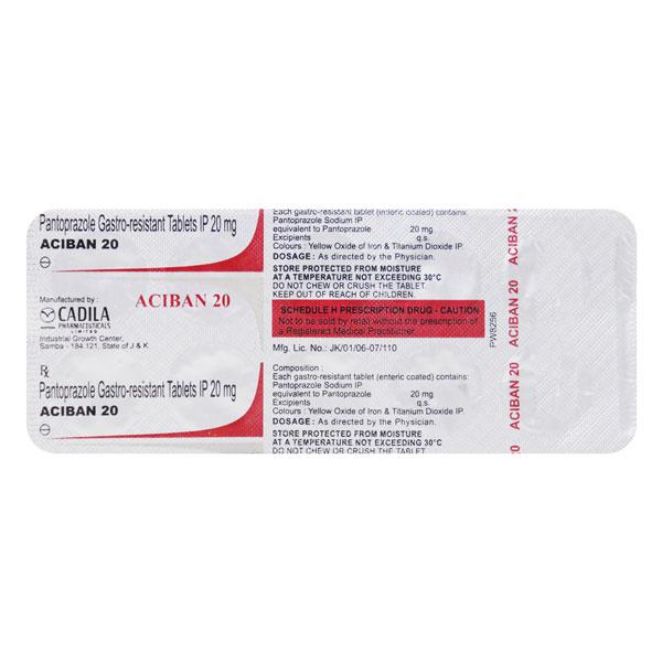 Buy Aciban 20mg Tablet 10'S Online at Upto 25% OFF | Netmeds