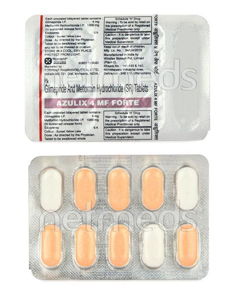 Azulix MF Forte 4mg Tablet 10'S : Price, Uses, Side Effects | Netmeds