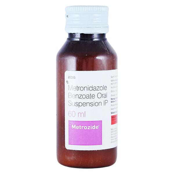 METROZIDE Suspension 60ml Price, Uses, Side effects, Substitutes | Netmeds