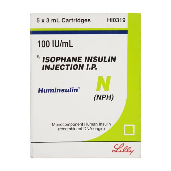 Huminsulin N Cartridge 1X3ml : Price, Uses, Side Effects | Netmeds