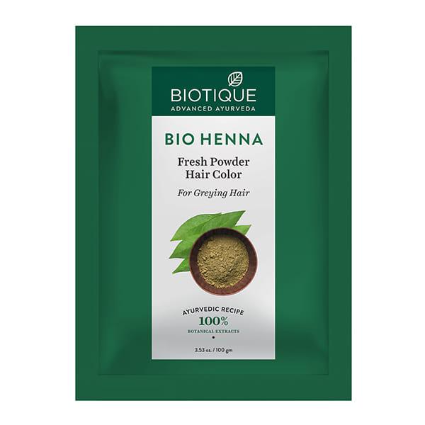 Buy Bio Henna Leaf Fresh Powder Hair Color 100 Gm Online at Discounted ...