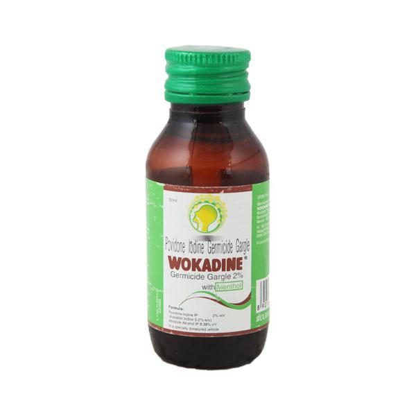 Wokadine Menthol Flavour Gargle 50ml Price, Uses, Side effects ...
