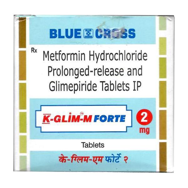K Glim M Forte 2mg Tablet 15'S : Price, Uses, Side Effects | Netmeds