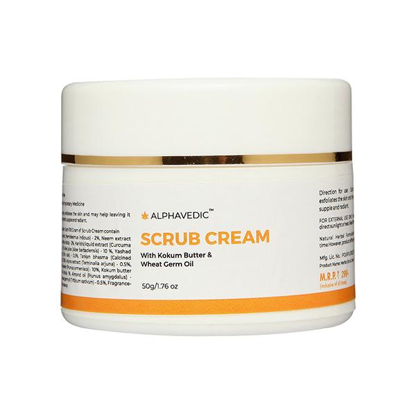 Buy Alphavedic Scrub Cream 50 gm Online at Discounted Price | Netmeds