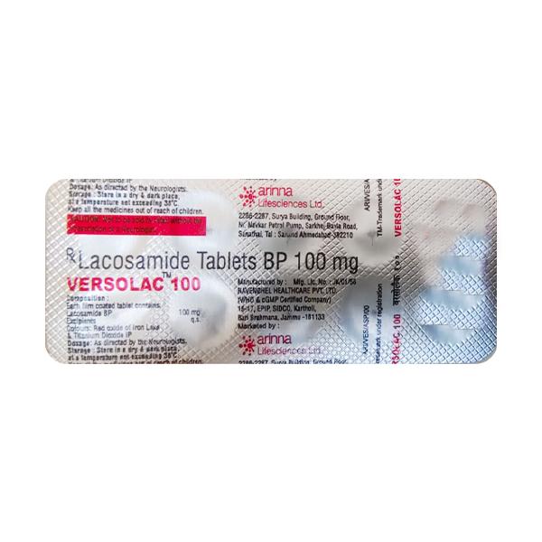 Buy VERSOLAC 100 Tablet 10's Online at Upto 25% OFF | Netmeds