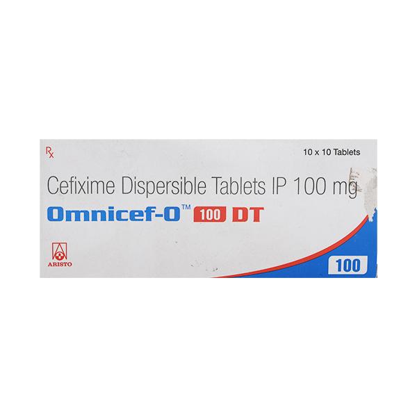 Omnicef O DT 100mg Tablet 10'S : Price, Uses, Side Effects | Netmeds
