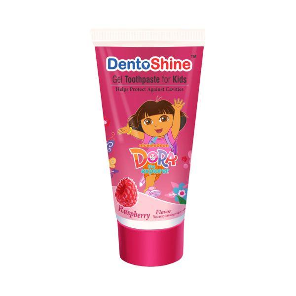 Buy Dentoshine Raspberry Flavour Gel Toothpaste for Kids 80 gm Online ...