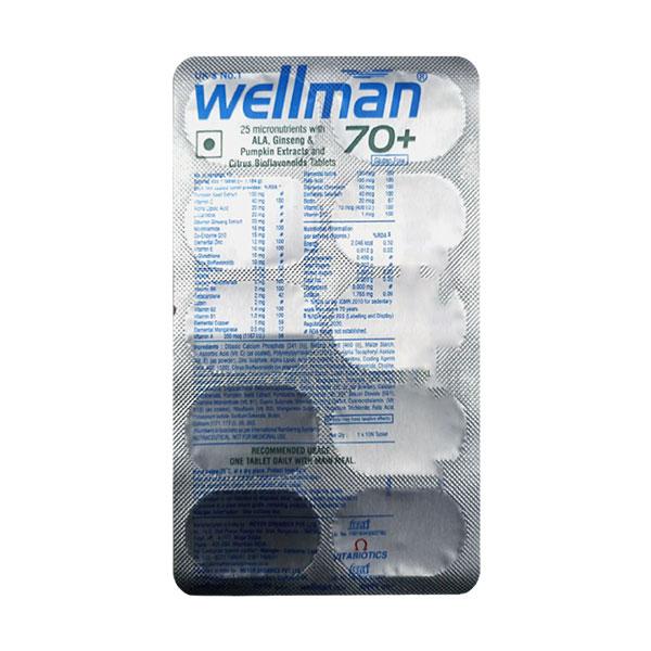 Buy WELLWOMAN 70+ GLUTEN FREE Tablet 10's Online | Netmeds