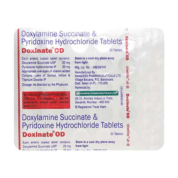 DOXINATE OD Tablet 30's Price, Uses, Side effects, Substitutes | Netmeds