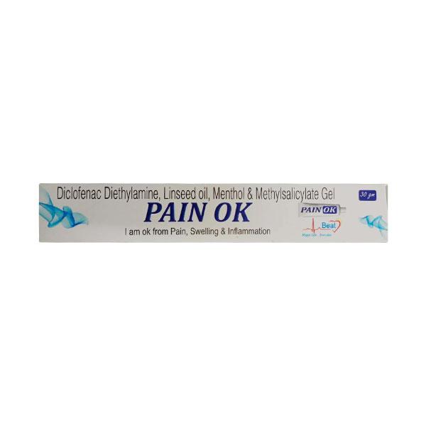 PAIN OK Gel(Topical) 30gm Price, Uses, Side effects, Substitutes | Netmeds