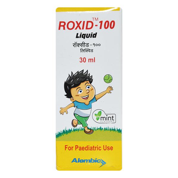Roxid 100 Mint Flavour Liquid 30ml Price, Uses, Side effects ...