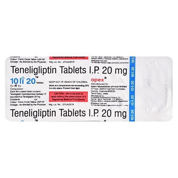10 LI 20 Tablet 10's : Price, Uses, Side Effects | Netmeds