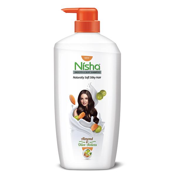 Buy Nisha Shampoo - Almond & Olive Actives 650 ml Online at Discounted ...