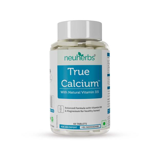 Neuherbs True Calcium With Natural Vitamin D3 Tablets 60's Online at ...
