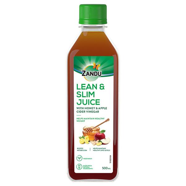 Zandu Lean & Slim Juice - Honey & Apple Cider Vinegar 500 ml Online at ...