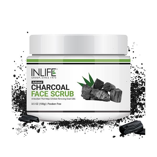 Buy INLIFE Activated Charcoal Face Scrub 100 gm Online at Discounted ...