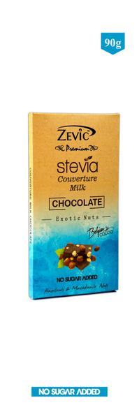 Zevic Couverture Milk Chocolate - Macadamia & Hazelnut 90 gm