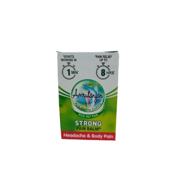 Buy Amrutanjan Strong Pain Balm - Headache and Body Pain 8 ml Online at ...