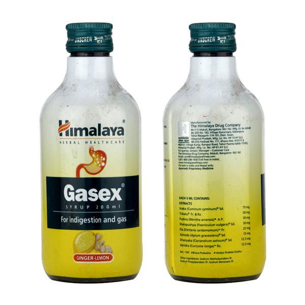 Gasex Ginger Lemon Flav Syrup 200ml - Buy Medicines online at Best ...