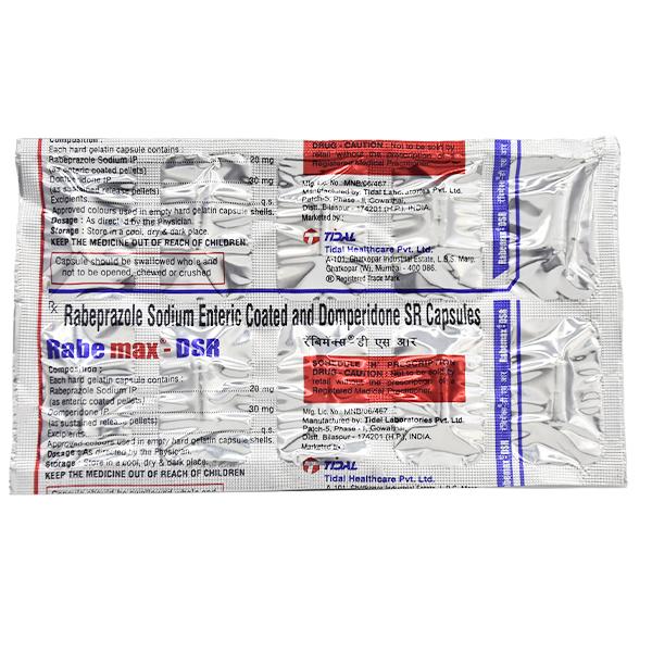 Buy RABEMAX DSR 30/20mg Capsule 10's Online at Upto 25% OFF | Netmeds