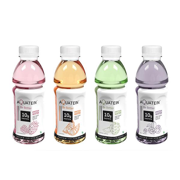 AQUATEIN Protein Water - Strawberry, Orange, Green Apple, Mix Berry ...