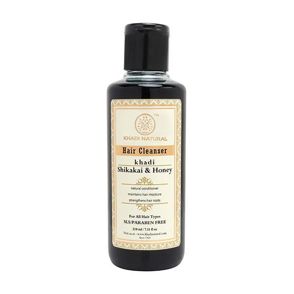 Buy Khadi Natural Hair Cleanser - Shikakai Honey 210 ml Online at ...
