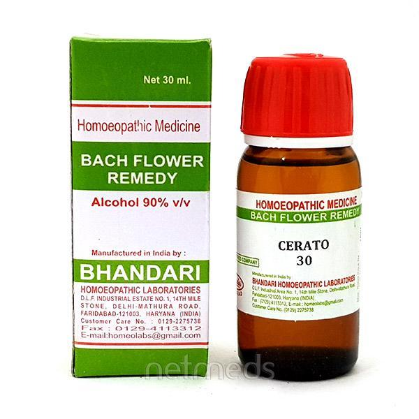 Bhandari Bach Flower Cerato 30 Liquid 30 ml online at best price-Homeopathy