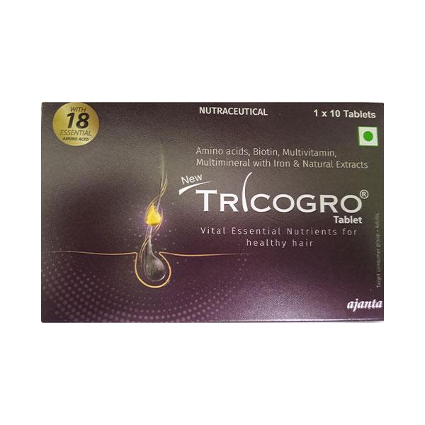 TRICOGRO New Tablet 10's : Uses, Side Effects, Price | Netmeds