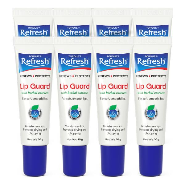 Torque Refresh Lip Guard Lip Moisturiser Pack of (8 X 10gm) 1's Online at Best Price - Personal ...
