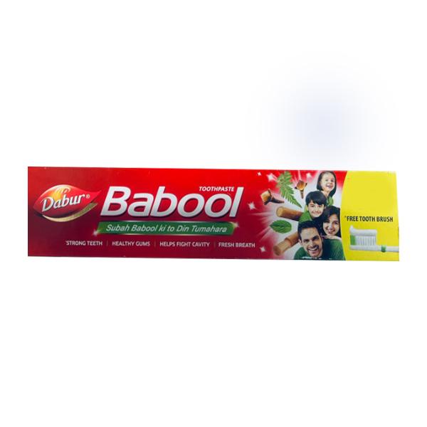 Buy Dabur Babool Toothpaste 175 gm (Free Toothbrush) 175 gm Online at ...