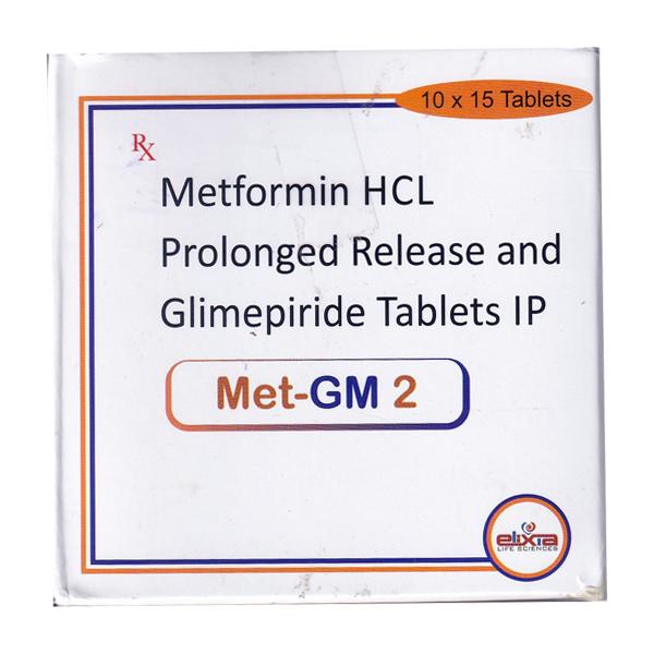 Buy MET GM 2 Tablet 15's Online at Upto 25% OFF | Netmeds