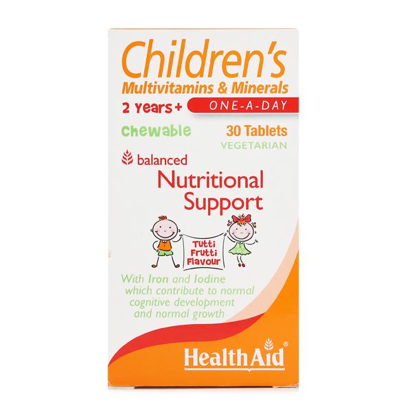 Buy HealthAid Childrens Multivitamins & Minerals Tablet 30's Online at ...