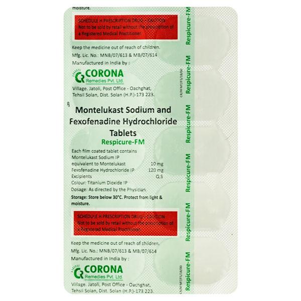 Respicure FM Tablet 10'S