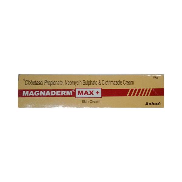 MAGNADERM MAX + SKIN Cream 15gm Price, Uses, Side effects, Substitutes ...