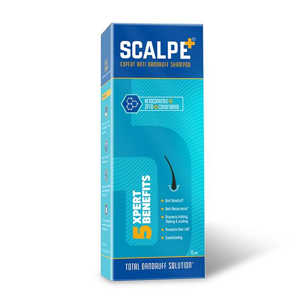 Buy Scalpe Plus Anti Dandruff Shampoo 75 ml for Best Price | Netmeds