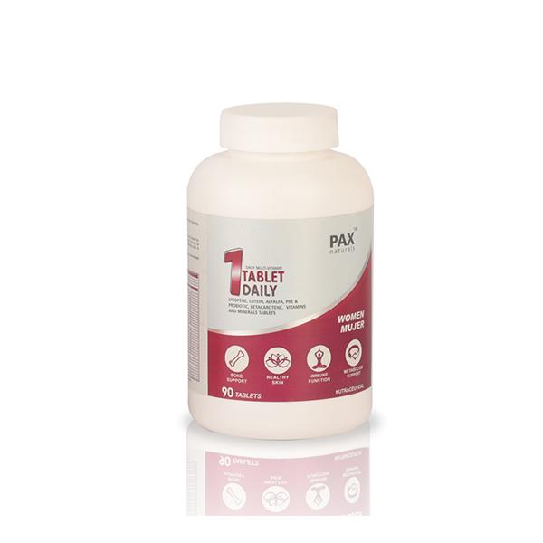 PAX Naturals 1 Tablet Daily - Multivitamin For Women Tablet 90's Online ...