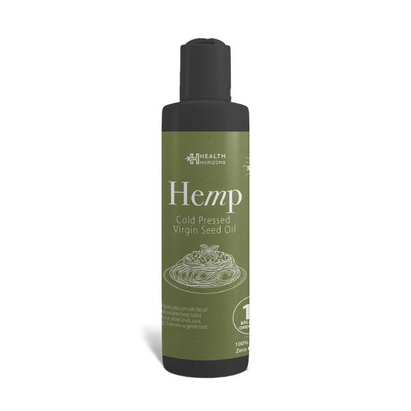 Buy Health Horizons Hemp Cold Pressed Virgin Seed Oil 200 ml Online at ...
