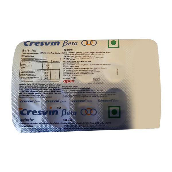 Buy Cresvin Beta Tablet 10'S Online at Discounted Price | Netmeds