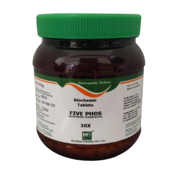 Bio-India's Biochemic Tablet - Five Phos 30X 450 gm Online at Best ...