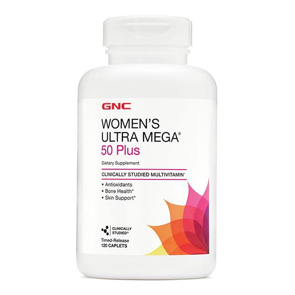 GNC Womens Ultra Mega 50 Plus CAPLET 120's Online at Best Price ...