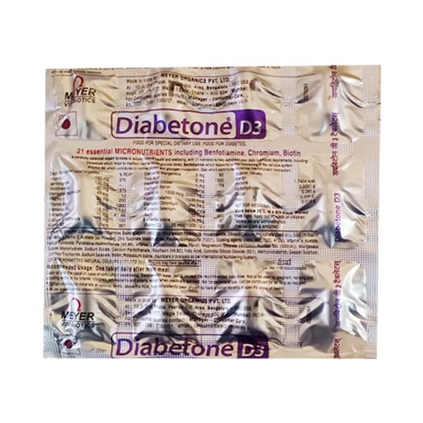 Diabetone D3 Tablet 15'S
