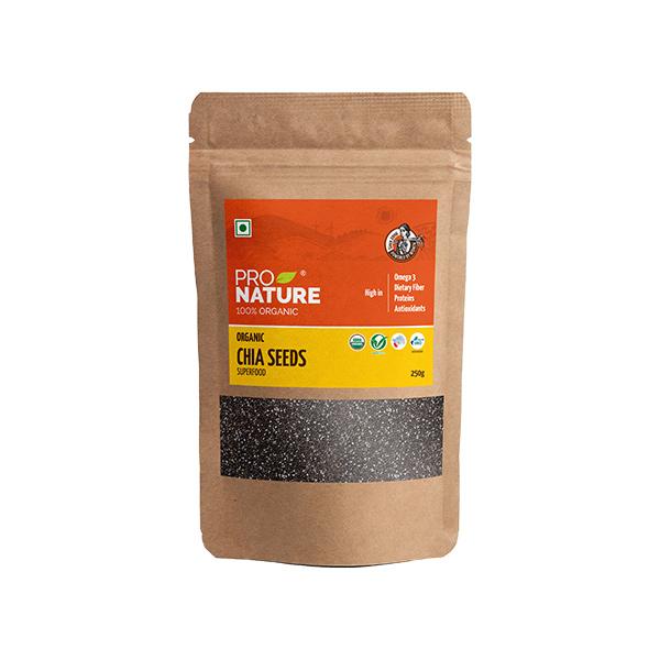 Pro Nature Organic Chia Seeds 250 gm