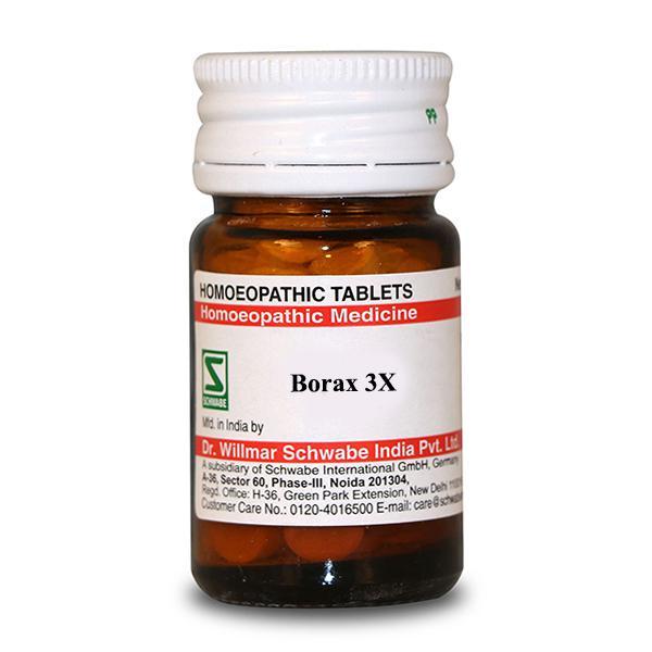 Buy Dr.Willmar Schwabe Borax 3X Tablet 20 gm Online at Discounted Price ...