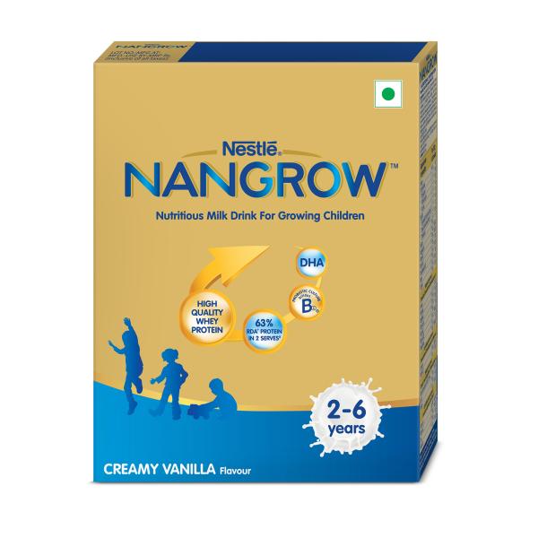 Nestle Nangrow (2-5 Years) Powder 400 gm - Creamy Vanilla Flavour ...