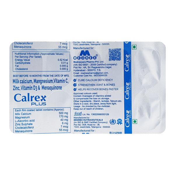 CALREX PLUS Tablet 10's Price, Uses, Side effects, Substitutes | Netmeds