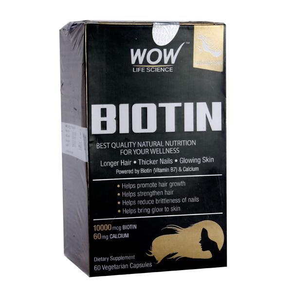 Wow Life Science Biotin Capsules 60's online at best price-General Health