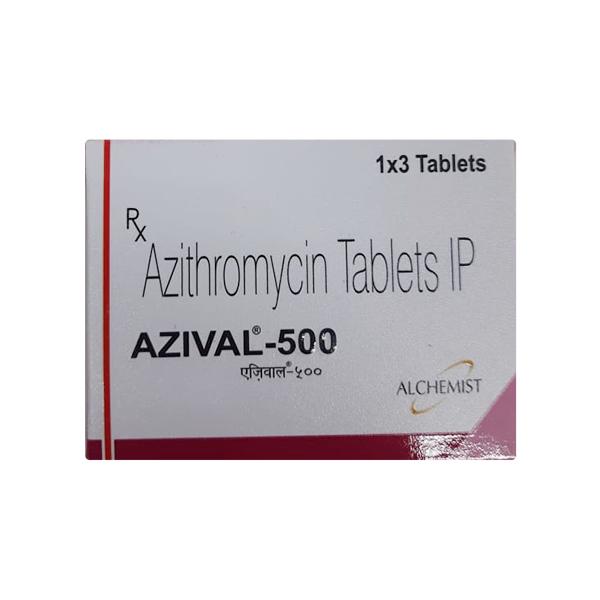AZIVAL 500 Tablet 3's