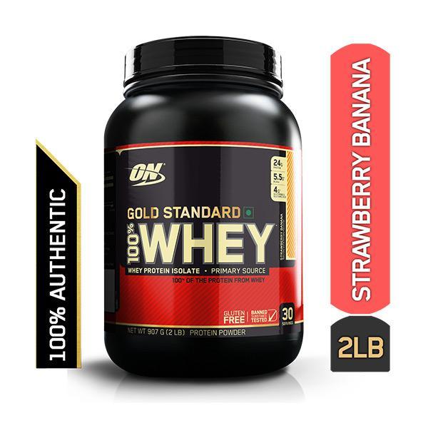 Buy Optimum Nutrition (ON) 100% Whey Gold Standard Powder - Strawberry ...