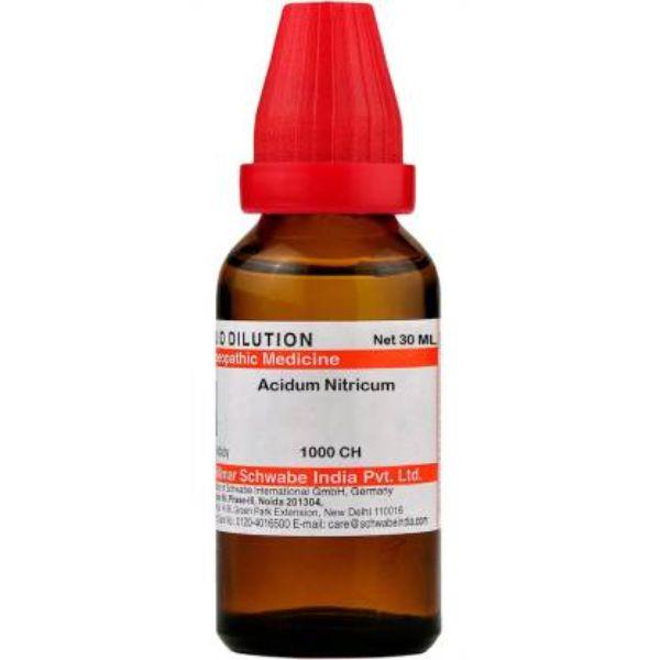 Buy Dr. Willmar Schwabe Acidum Nitricum 1000CH Drops 30 ml Online at ...