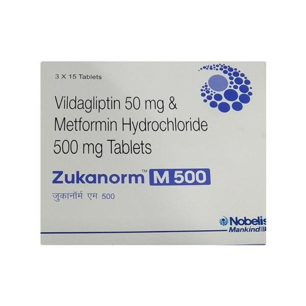 ZUKANORM M 500 Tablet 15's Price, Uses, Side effects, Substitutes | Netmeds
